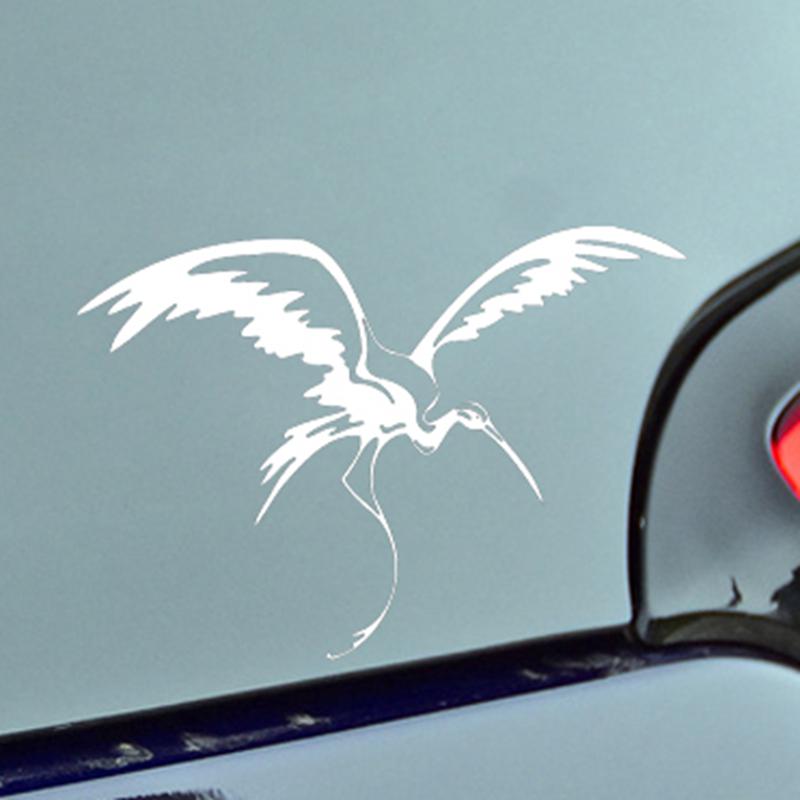 Cheap 17CM*12CM Animal CRANE BIRD TRIBAL Flying Car Sticker Decal Vinyl ...