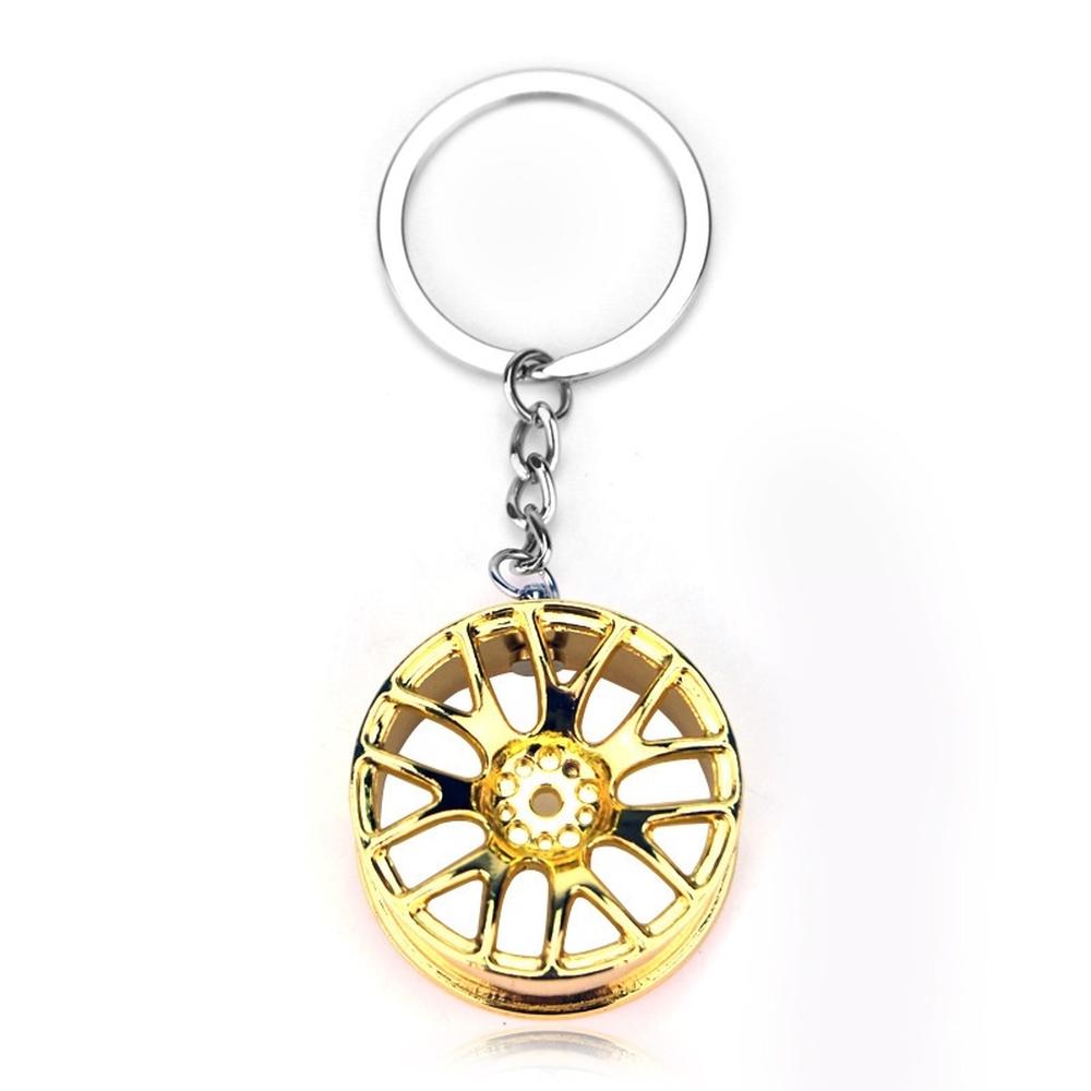 Buy Car Wheel Key Ring Alloy with Brake Discs Auto Part Model Car ...