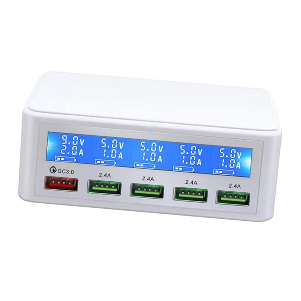 Buy Smart 5Port USB Phone Fast Charging Power Socket Adapter W/ UK Plug ...