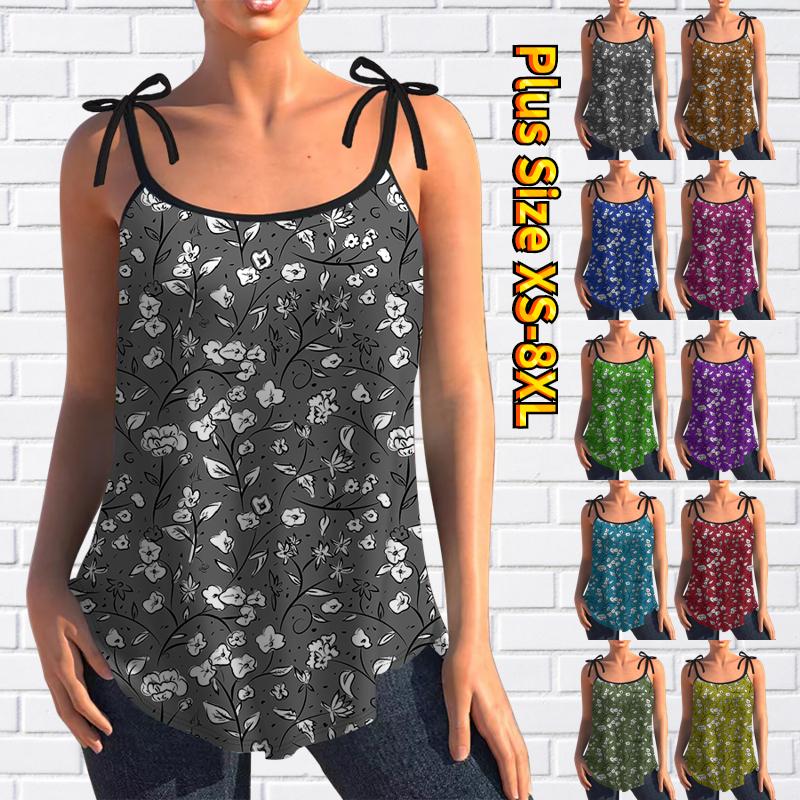 Buy Fashion Summer White Cotton Print Sleeveless Off Shoulder Spaghetti ...