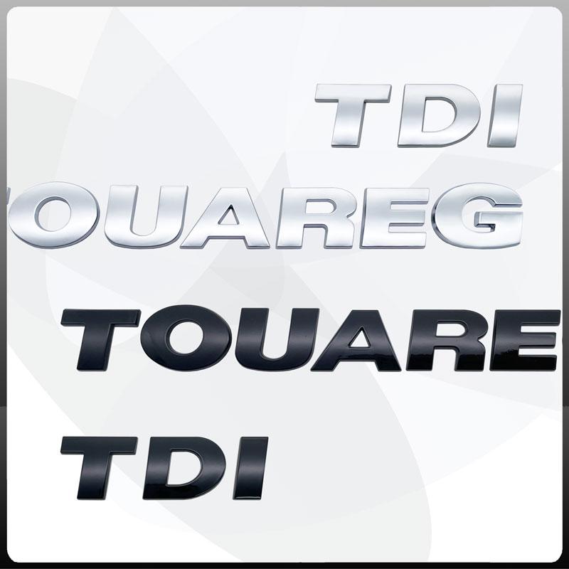 Köp Car Styling ABS Chrome Silver/Black Sticker V6 V8 Displacement ...