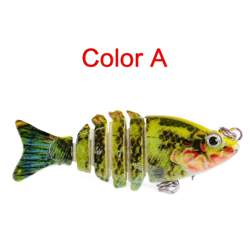 5cm 2.35g Multi-segment Fishing Lure Hard Bait Swimbait Crankbait ...