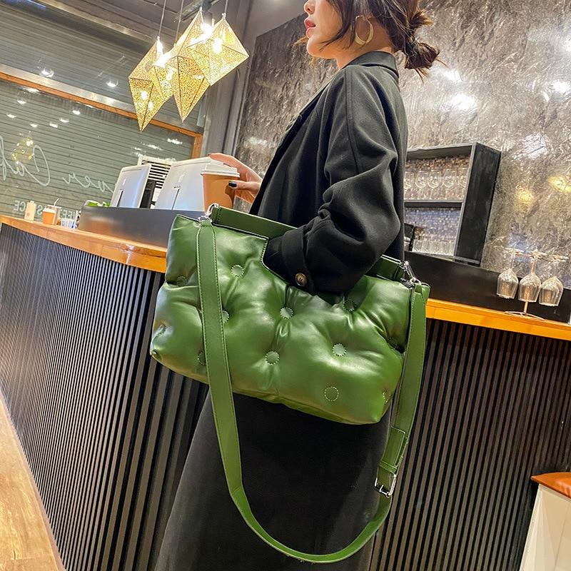 Buy Fashion Sapce Padded Women Shoulder Bags Designer Quilted Handbags ...