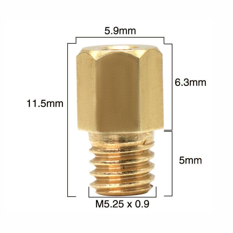 Buy Mayitr New 12pcs Carburetor Main Jets Mikuni VM TM Carb #210-#320 Power Jet Motorcycle at ...