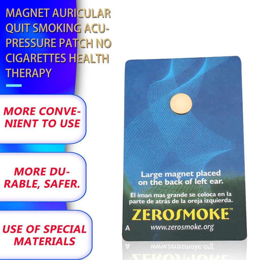 Magnet Auricular Quit Smoking Acupressure Patch No Cigarettes Health ...