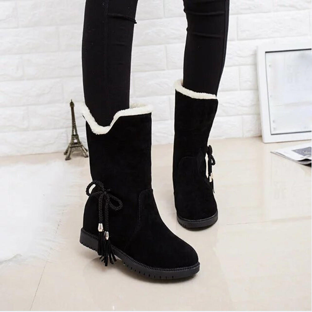 Buy Snow Ankle Women Heels Winter Boots Fashion Shoes at affordable ...