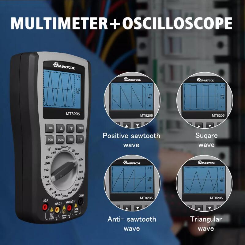 Professional Digital Handheld LED Scopemeter Oscilloscope Multimeter ...