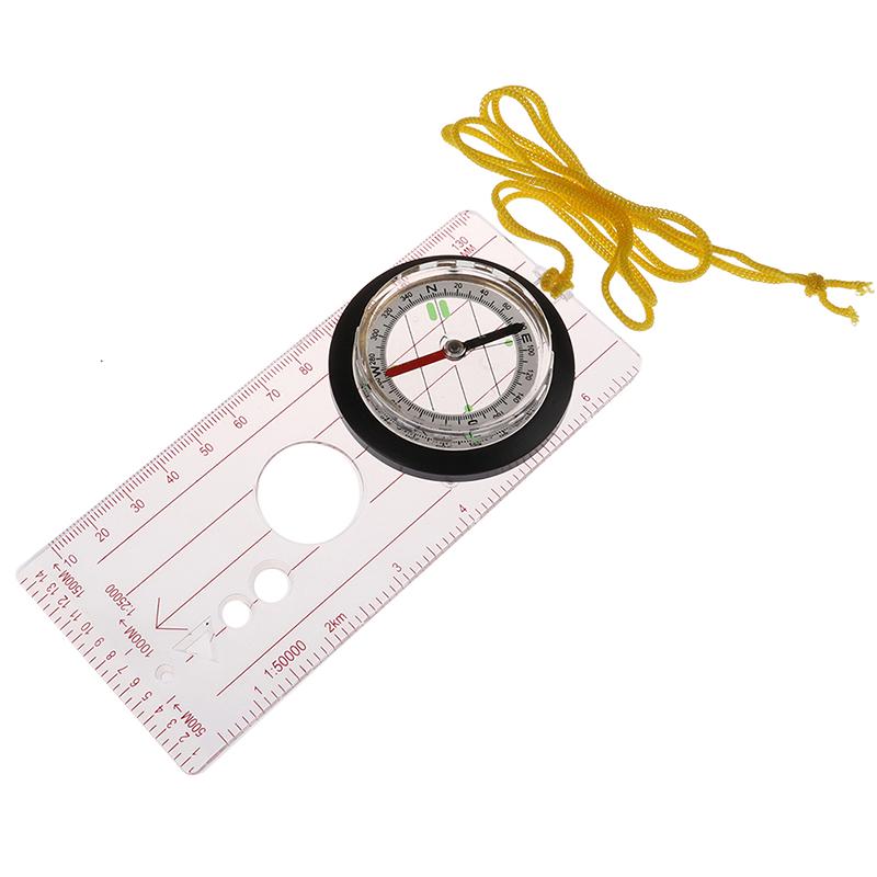 Satın alın 1Pcs Acrylic Dc45-5D Multifunctional Map Ruler Compass | Joom