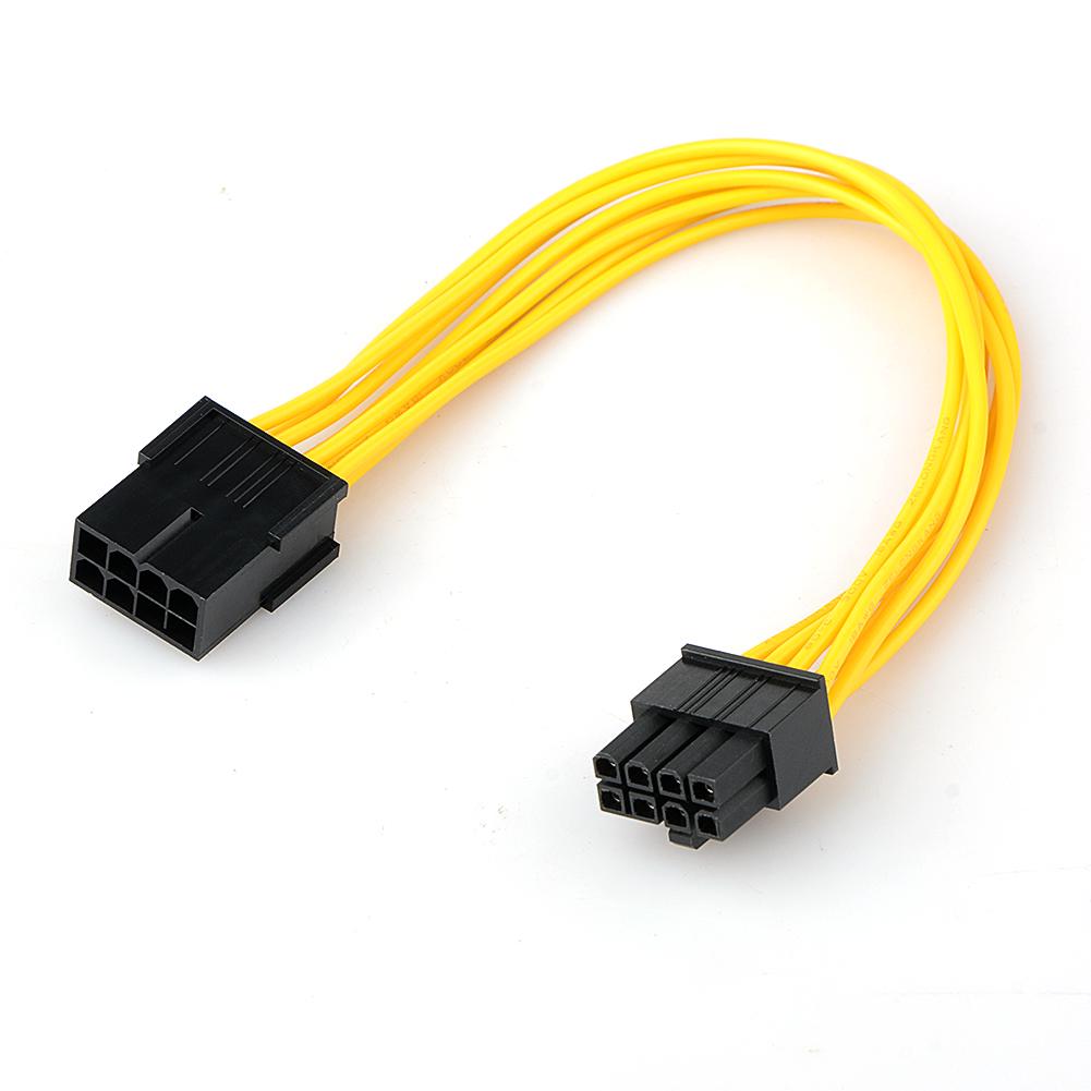 Buy 8P Male To Female Extension Cable 8P Graphics Power Cord 8Pin To 6 ...
