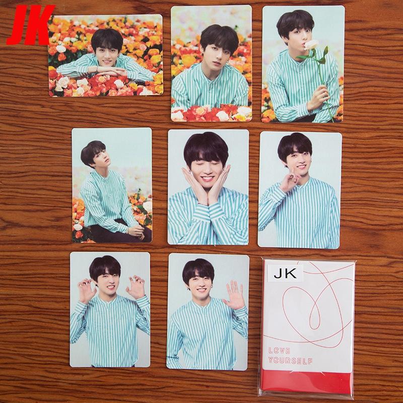 💰Koop 7/8pcs/set K-POP BTS Official LOMO Card Photocard Postcard LY ...