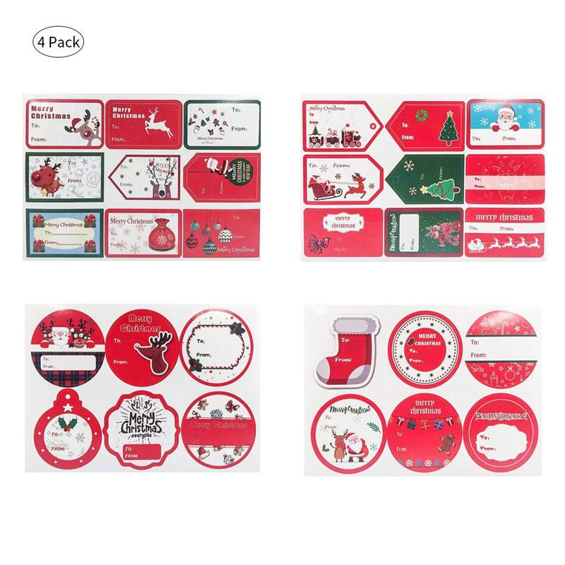 5 Packs Children Stickers Christmas Holiday Theme Paste Praise Reward ...