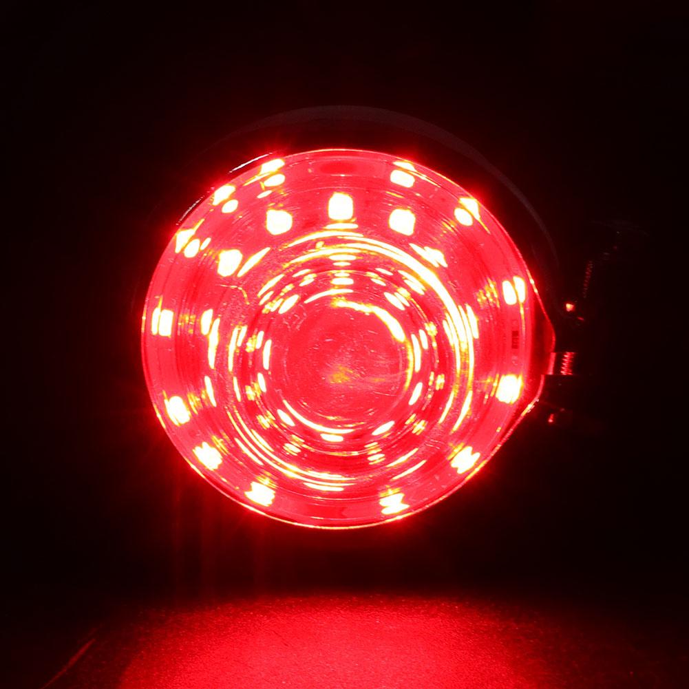 Buy Motorcycle Vintage Convex LED Rear Tail Light Indicator Stop Brake ...