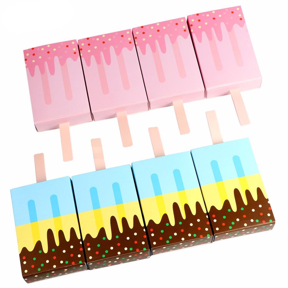 Cheap 10Pcs Ice Cream Shape Gift Boxes Baby Shower Birthday Party Candy ...