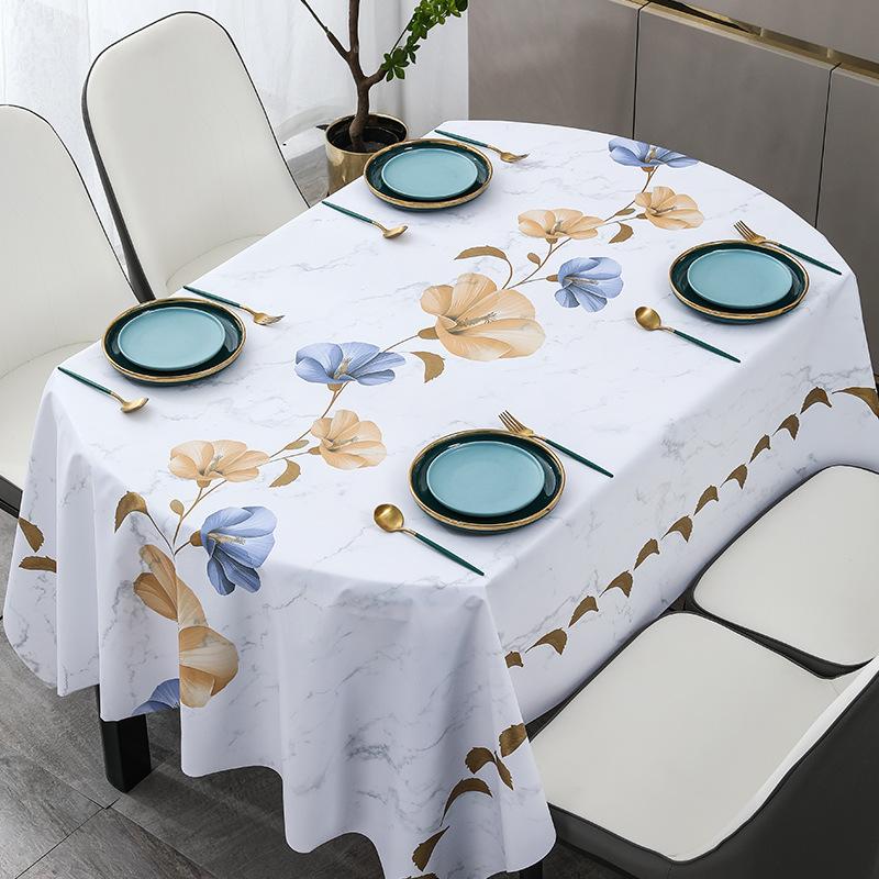 Buy Yutong Bohemian Style Kitchen Waterproof Oil-proof PVC Tablecloth ...