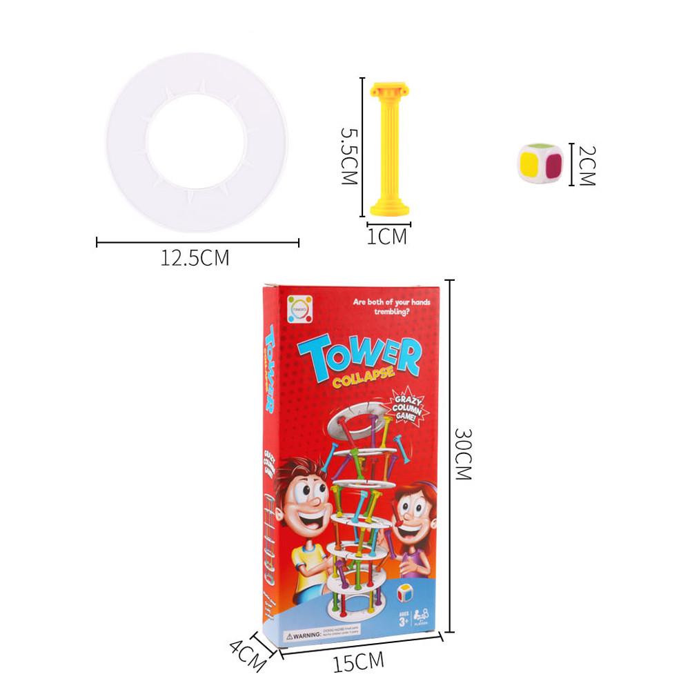 Buy Wobbly Tower Collapse Game Stacking Column Board Games Challenge ...