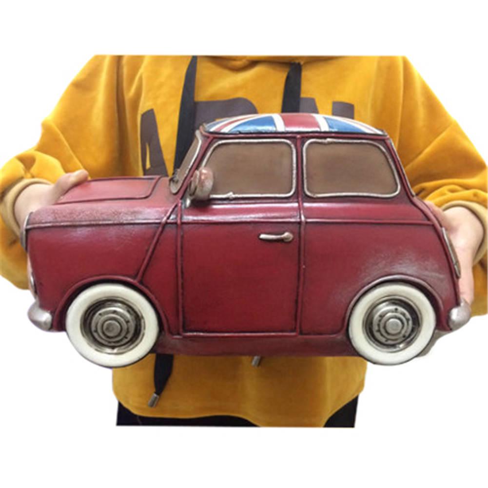 Creative Wine Red Piggy Bank Children Retro Car Money-box with Exit for ...