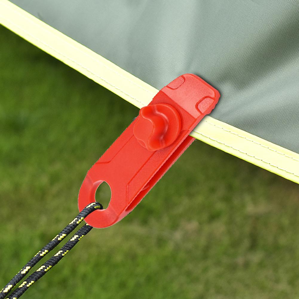 Buy 10x Outdoor Camping Hiking Tent Awning Canopy Clamp Tarp Nylon Snap ...