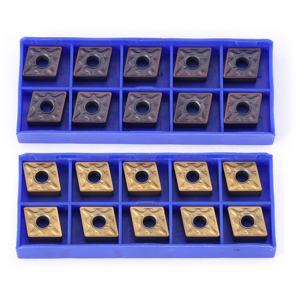 Buy 10pcs CNMG12408 Lathe Carbide Tip Inserts Blade Milling Cutter ...