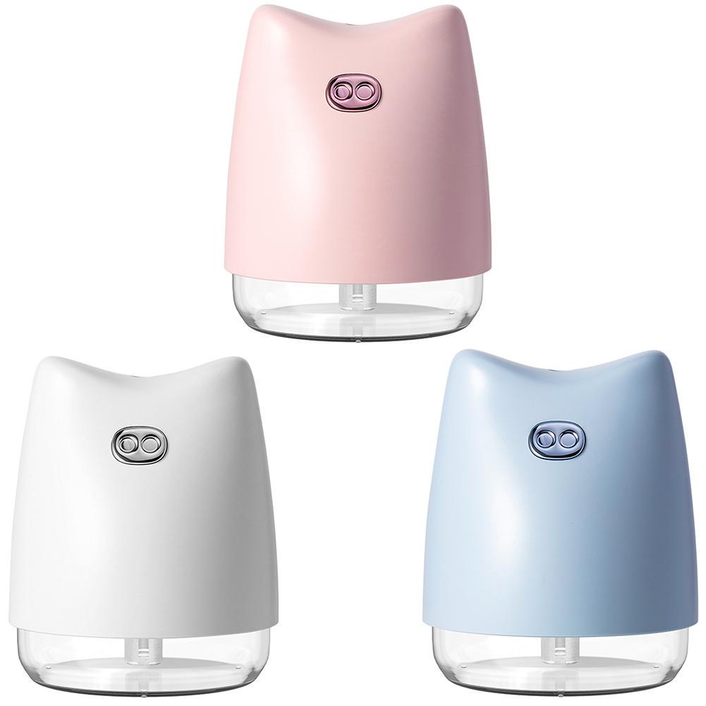 Buy 270ml Cute Pig Ultrasonic Air Humidifier LED Aroma Essential Oil ...