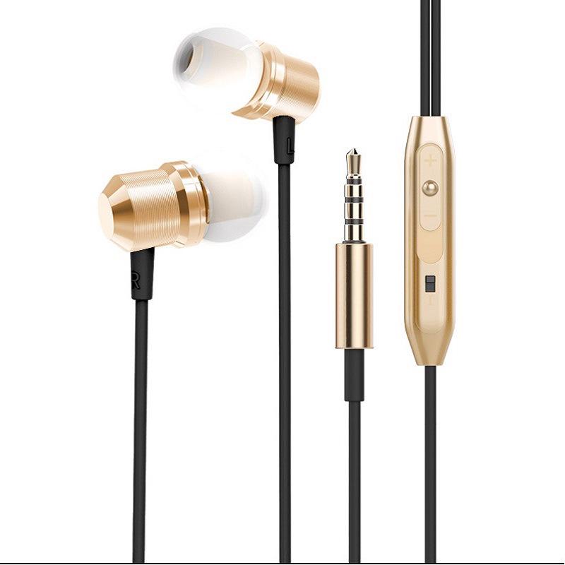 Buy Metal Heavy Bass Earphone In-ear Earbud Magnet Adsorbing Headset ...