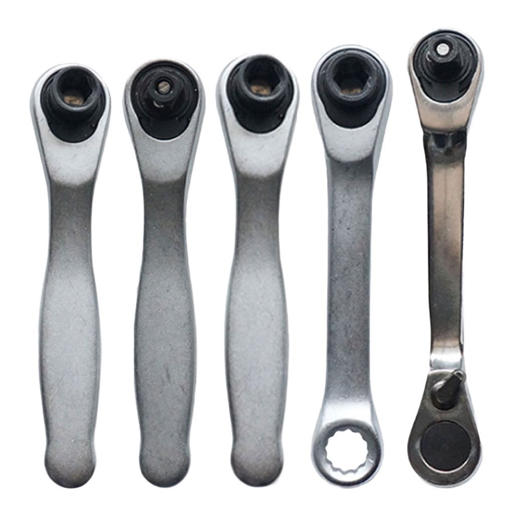 Mini Ratchet Socket Wrench 1/4 Drive 72 Tooth Quick Release ...
