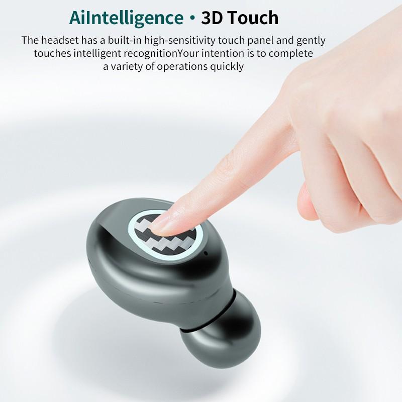 [Bluetooth5.0, Auto Pairing] True Wireless In-Ear Headphones, Button ...
