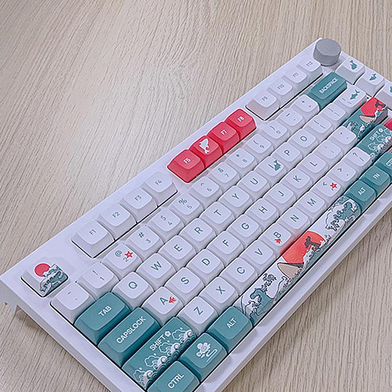 Cheap SPYSELF 125 Keys Coral Sea PBT Keycap Set FA Profile Five-sided ...