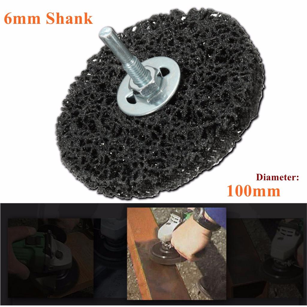 Buy 100mm Rust And Paint Removal Polycarbide Abrasive Stripping Disc ...