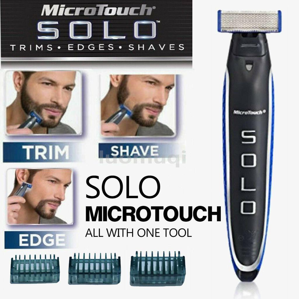 Buy MicroTouch Solo Rechargeable Trims Edges Razor Shaver at affordable ...