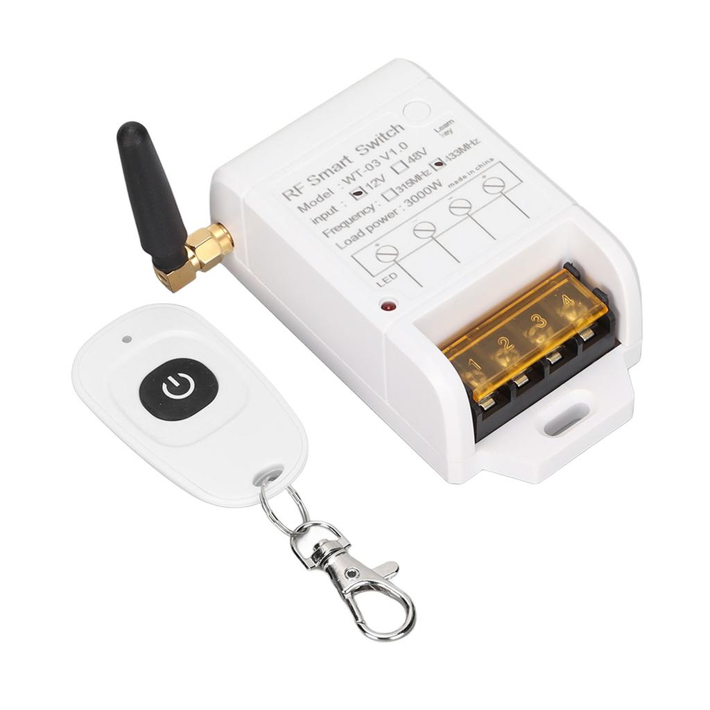 Buy 433MHz Wireless RF Switch DC 12V 1CH Wireless Remote Control Switch ...
