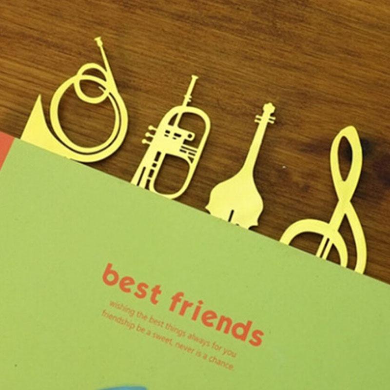 Buy Creative Instruments Style Music Stationery Metal Bookmarks ...