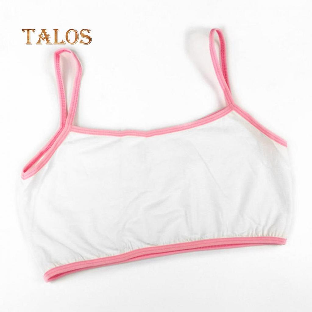 Buy Kids Girls Corset Spaghetti Strap Underwear Maiden Cotton Sports ...