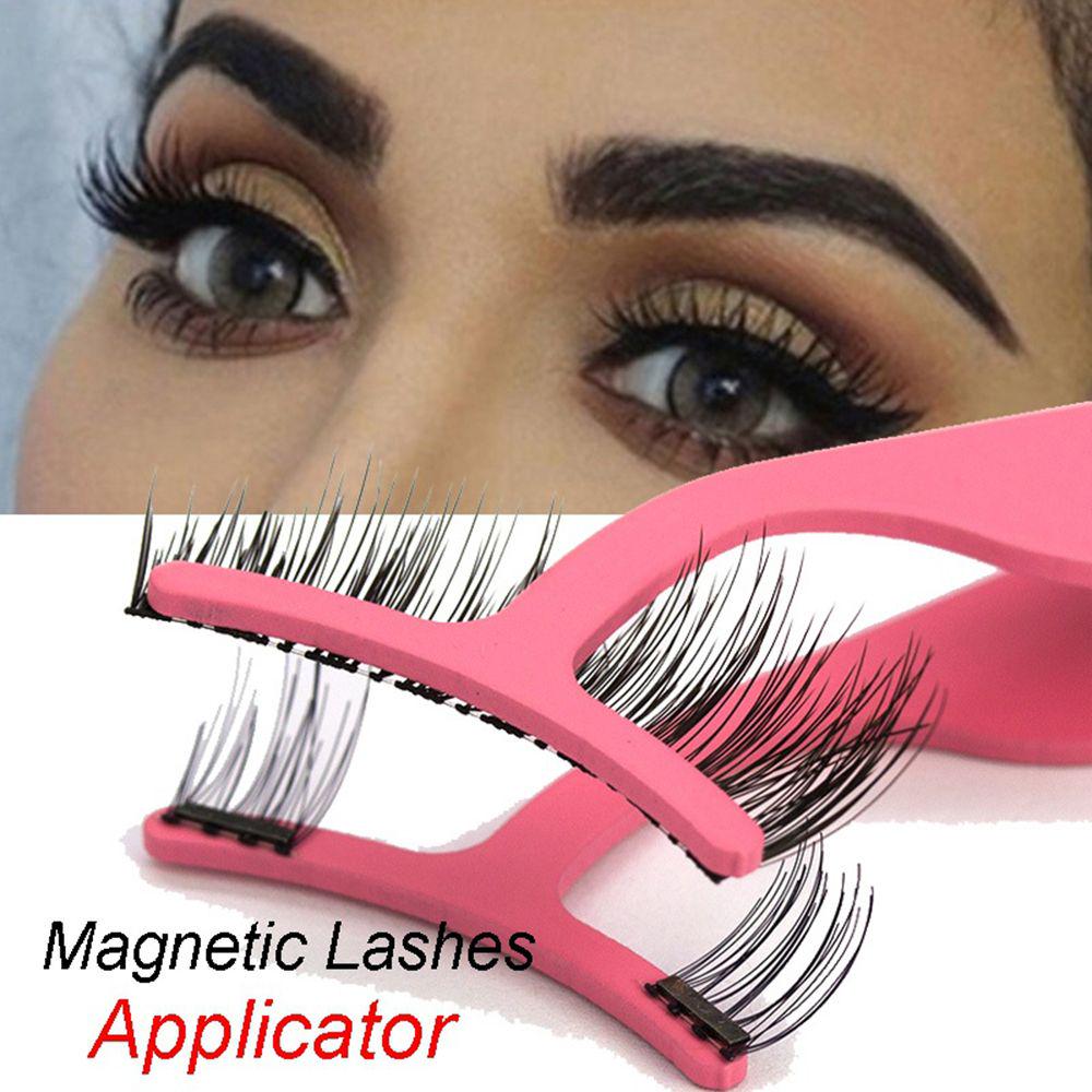 Buy Stainless Beauty Makeup Eyelashes Tweezers Magnetic Lashes ...