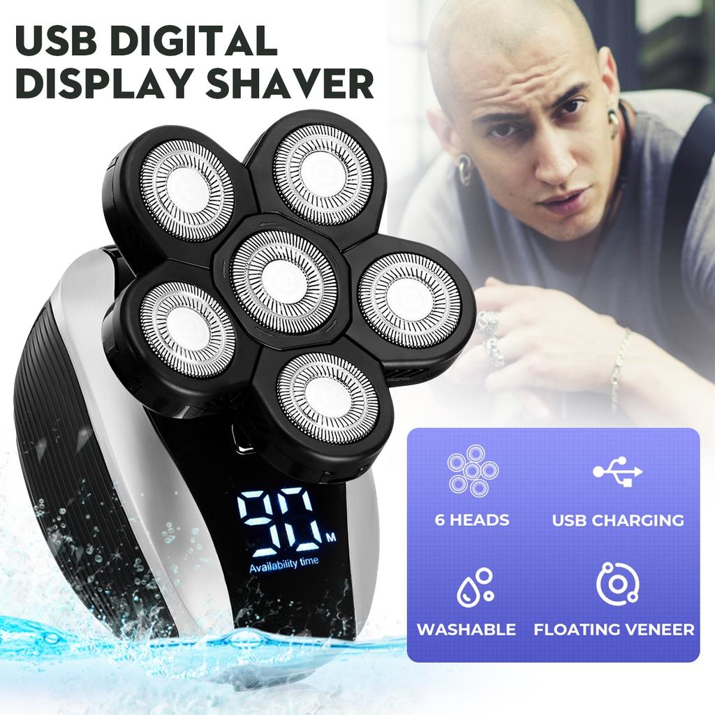 Acquista New Upgrade 6D Electric Razor Shavers for Men Bald Head Shaver ...