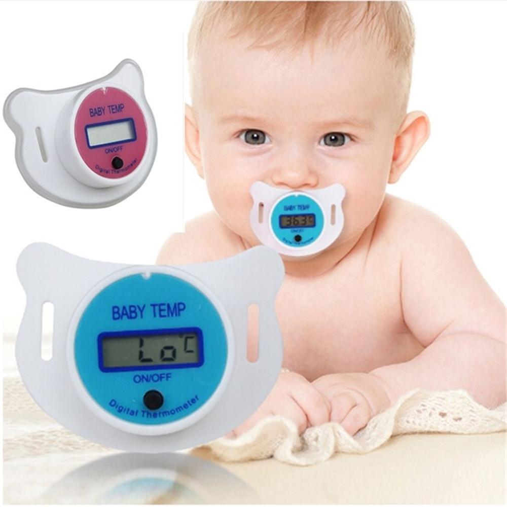 Buy Infants Digital LCD Display Mouth Baby Nipple Temp Thermometers ...