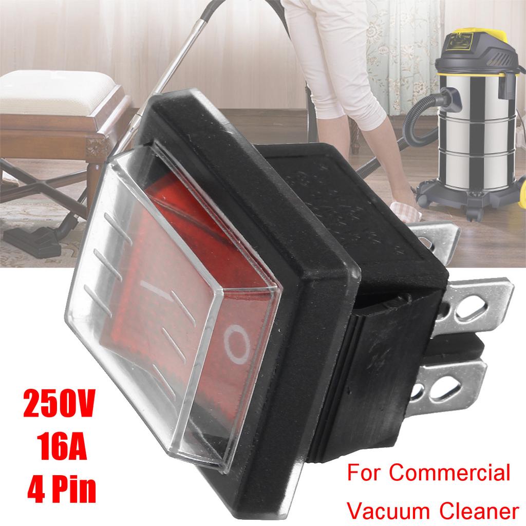 Buy 250V 4 Pin Contact Grill Griddle Bain Marie On/Off Switch Lid for ...