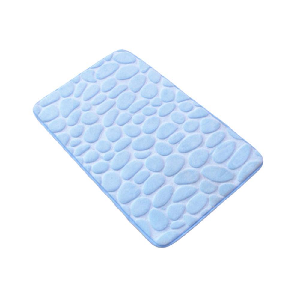 Buy New Cobblestone Embossed Bathroom Bath Mat Coral Fleece Shower Foam ...