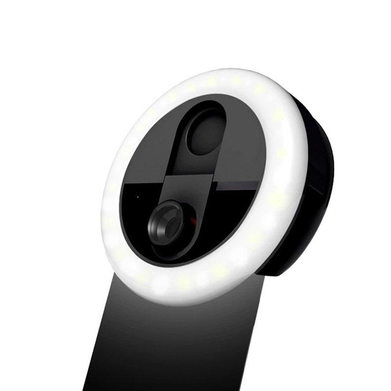 Buy WQ-16Portable USB Self-timer Flash Camera Clip-on Phone Self-timer ...