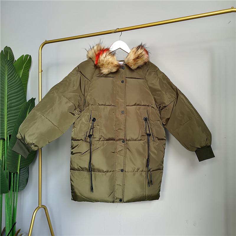 Buy Women Winter Down Cotton Padded Parkas Jacket Coat Long Hooded ...