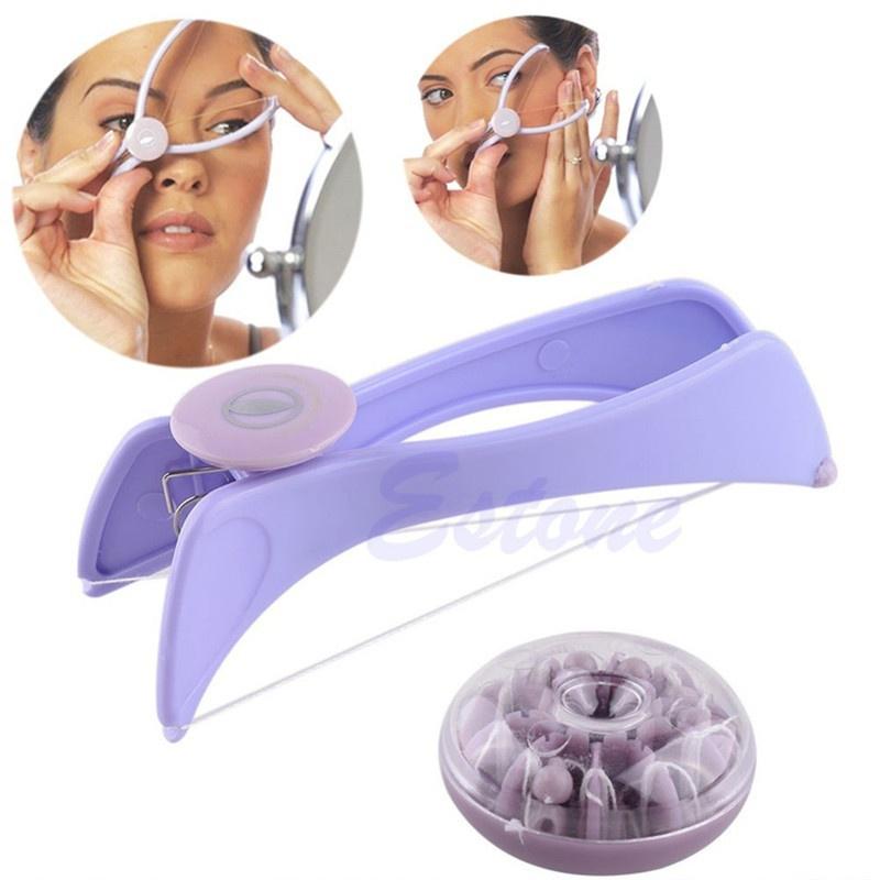 Fashion Women Plastic Cotton Facial Hair Remover Spring Threading ...