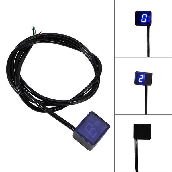 Universal Digital Gear Indicator Motorcycle Display Shift Lever Sensor ...