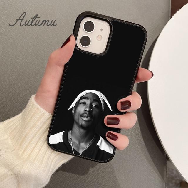 Buy 2pac Tupac Shakur Rap Rapper Phone Case for iPhone 11 12 13 14 Pro ...