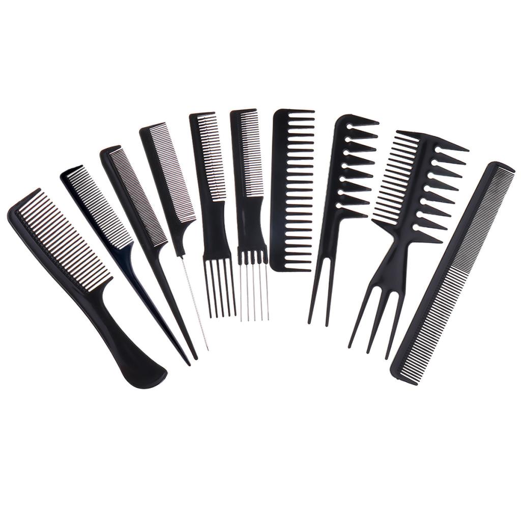 Buy 10x Salon Stylist Hair Styling Comb Hairdressing Combs Set for All ...