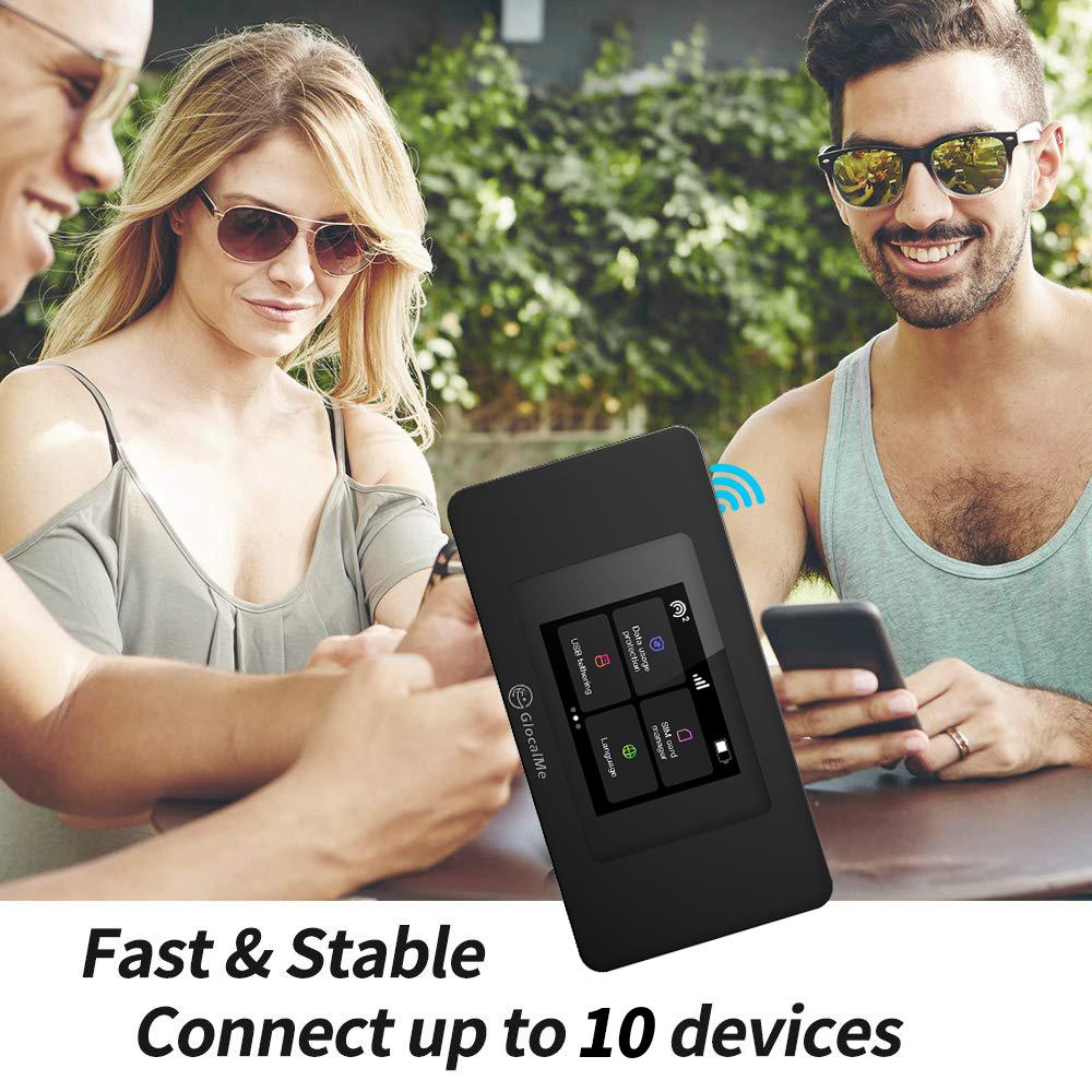 Buy U3x Duoturbo Mobile Wifi Dual-Modem Mifi Support 4g Lte Network 2.4 ...