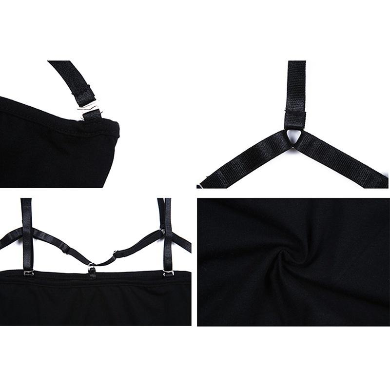 Buy Women Fashion Solid Color Nightwear Bandages Bra Fitness Push Up ...
