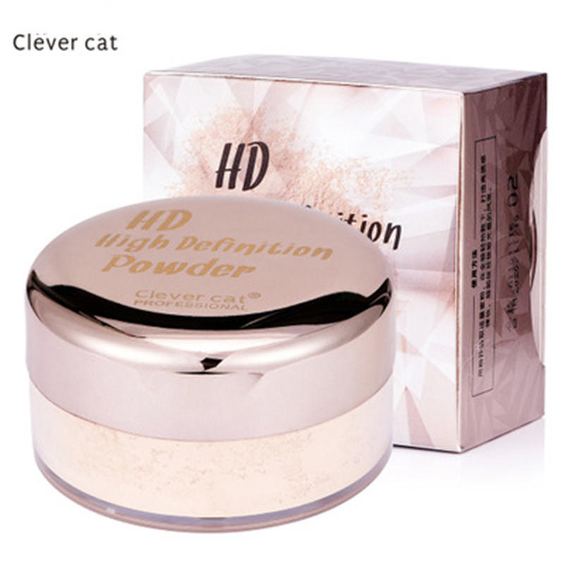 Clever Cat Professional Powder Cosmetic Waterproof Whitening Face ...