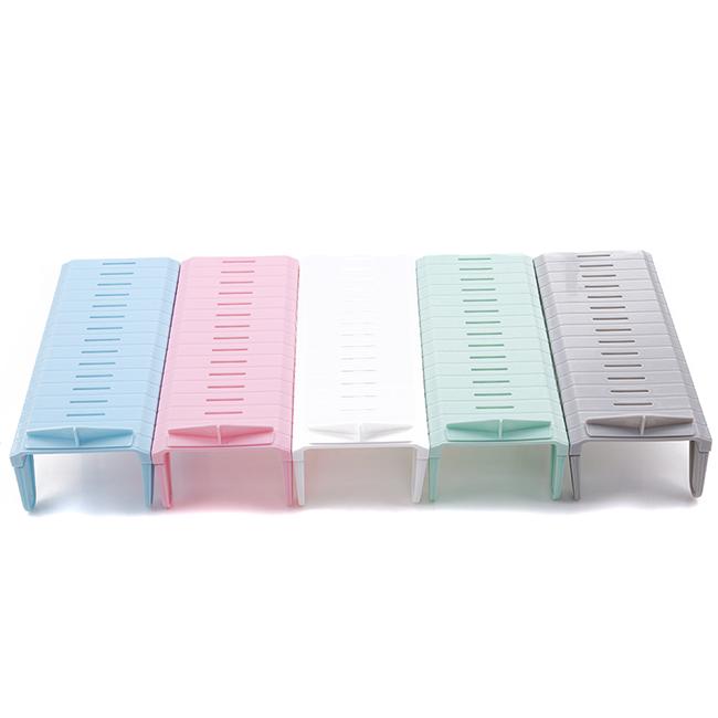 Buy Creative Adjustable Height Shoe Slots Organizer Stand Rack Cabinet ...