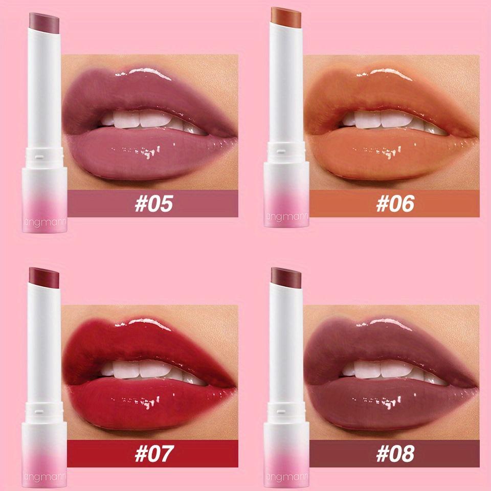 8 цветов, увлажняющий бальзам для губ, питательный, пухлый, глазурь для ...