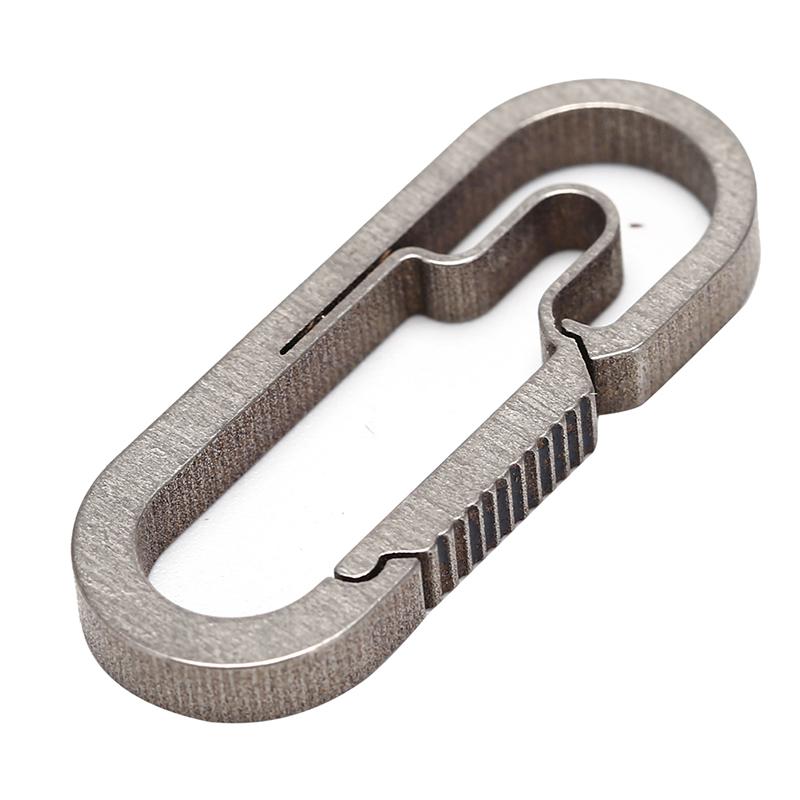 Cumpără 4Cm Titanium Alloy Outdoor Camping Carabiner Keychain Hanging ...