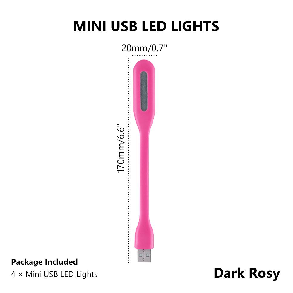 Buy DC 5V Mini USB LED Light Flexible Neck For Power Bank Flashlight ...